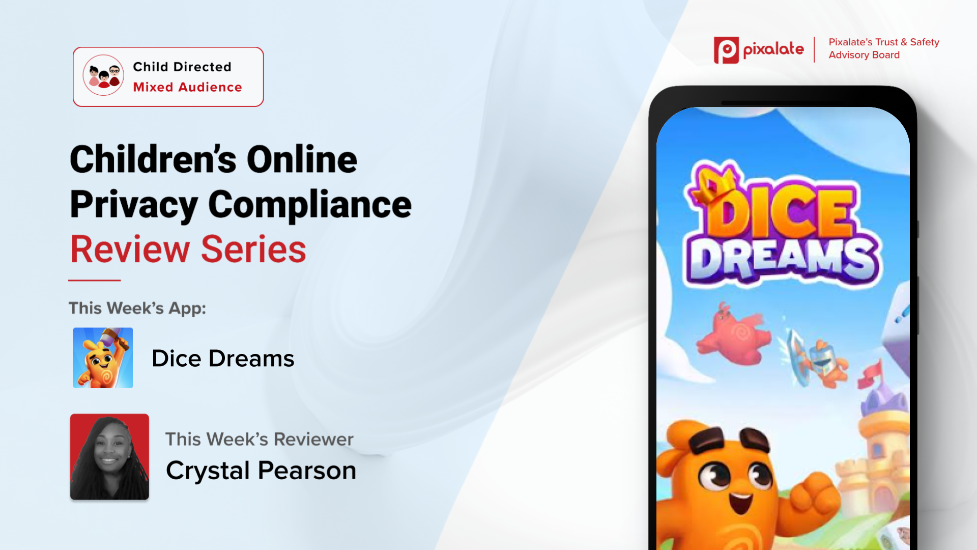 Pixalate's COPPA Manual Reviews: ‘Dice Dreams'